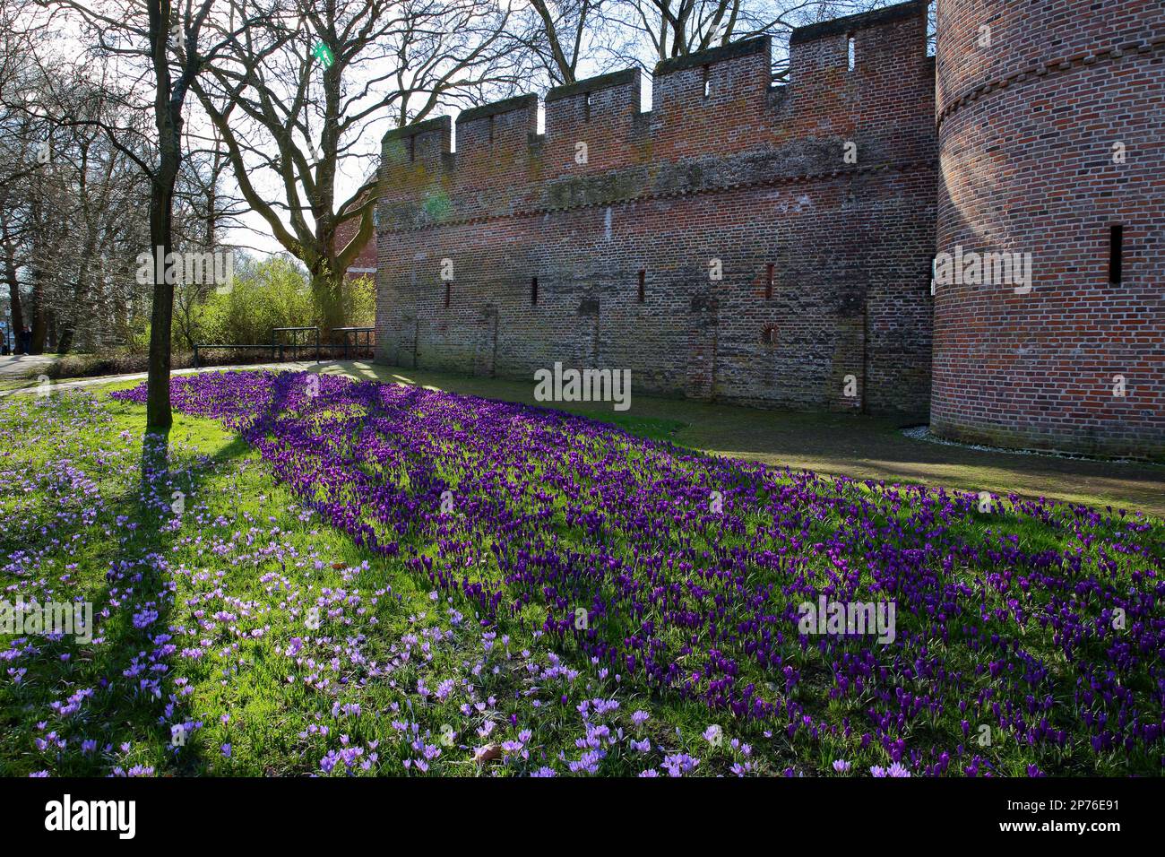 The fortifications surrounding the historic city center of in ...