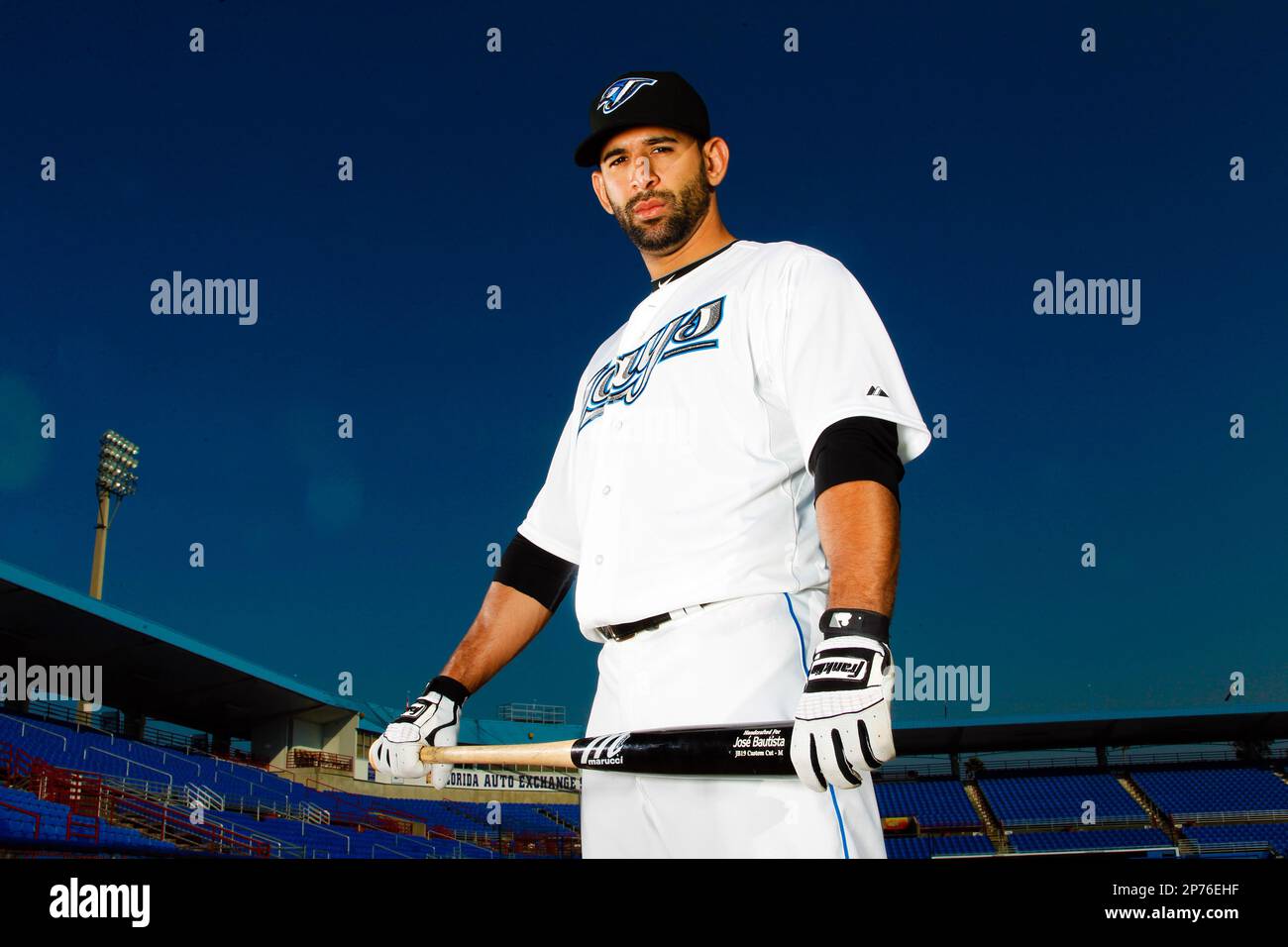 Toronto Blue Jays Jose Bautista poses for a portrait at Florida Auto ...