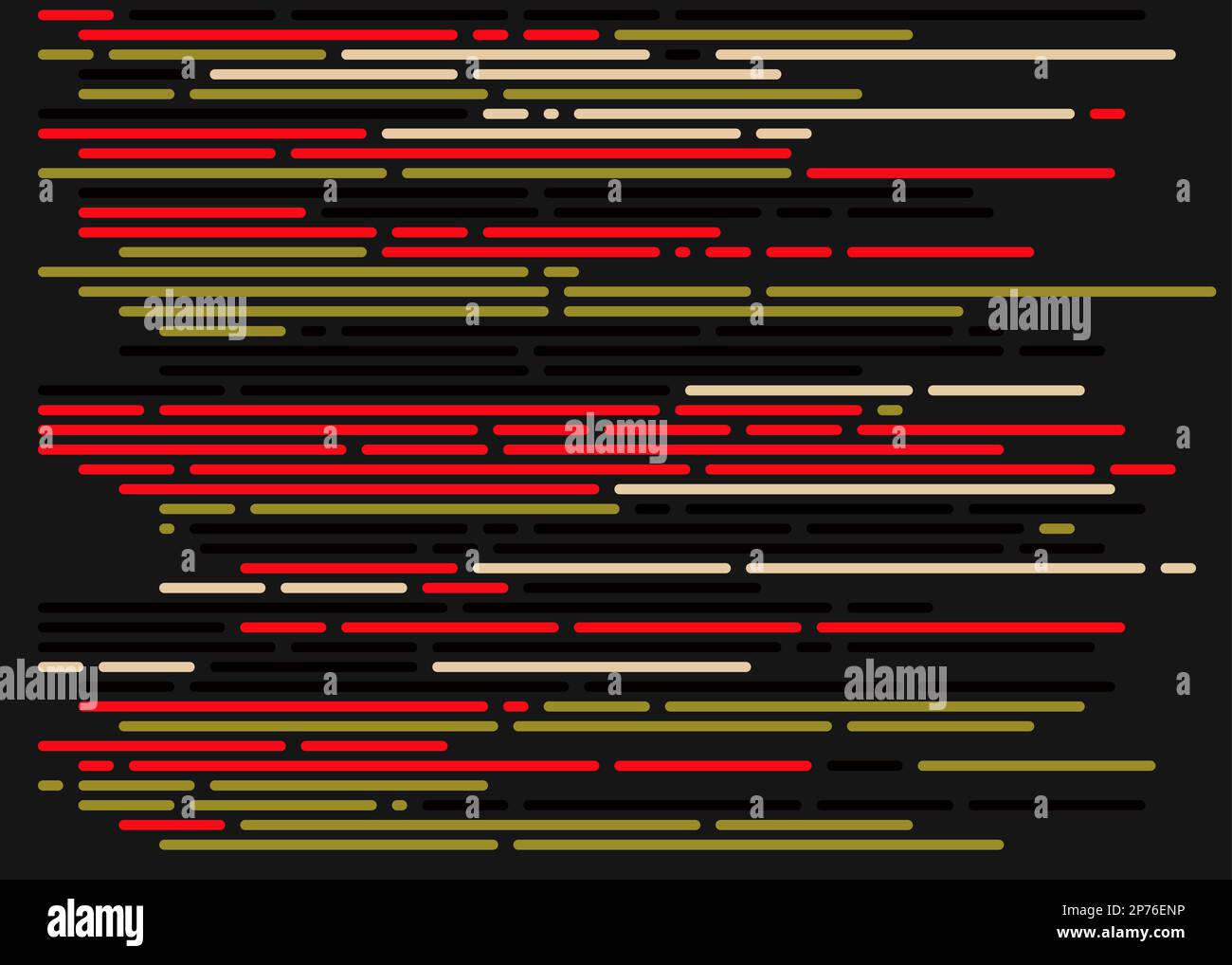 Cartoon coding simulated lines vector illustration Stock Vector Image ...