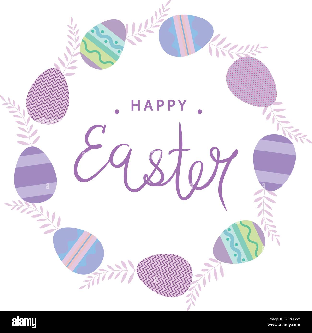 Boho easter decor Stock Vector Images - Alamy