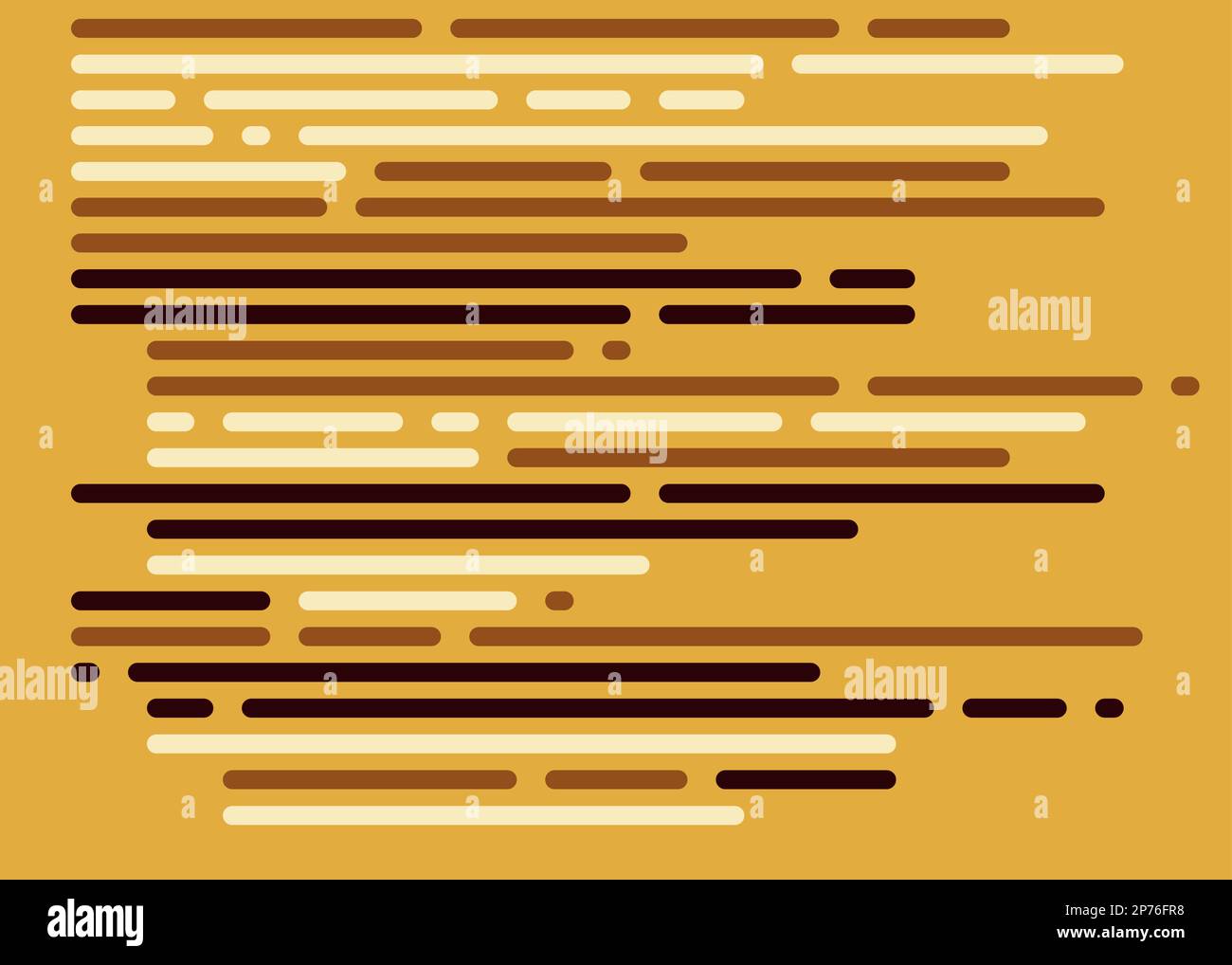 Cartoon coding simulated lines vector illustration Stock Vector Image ...