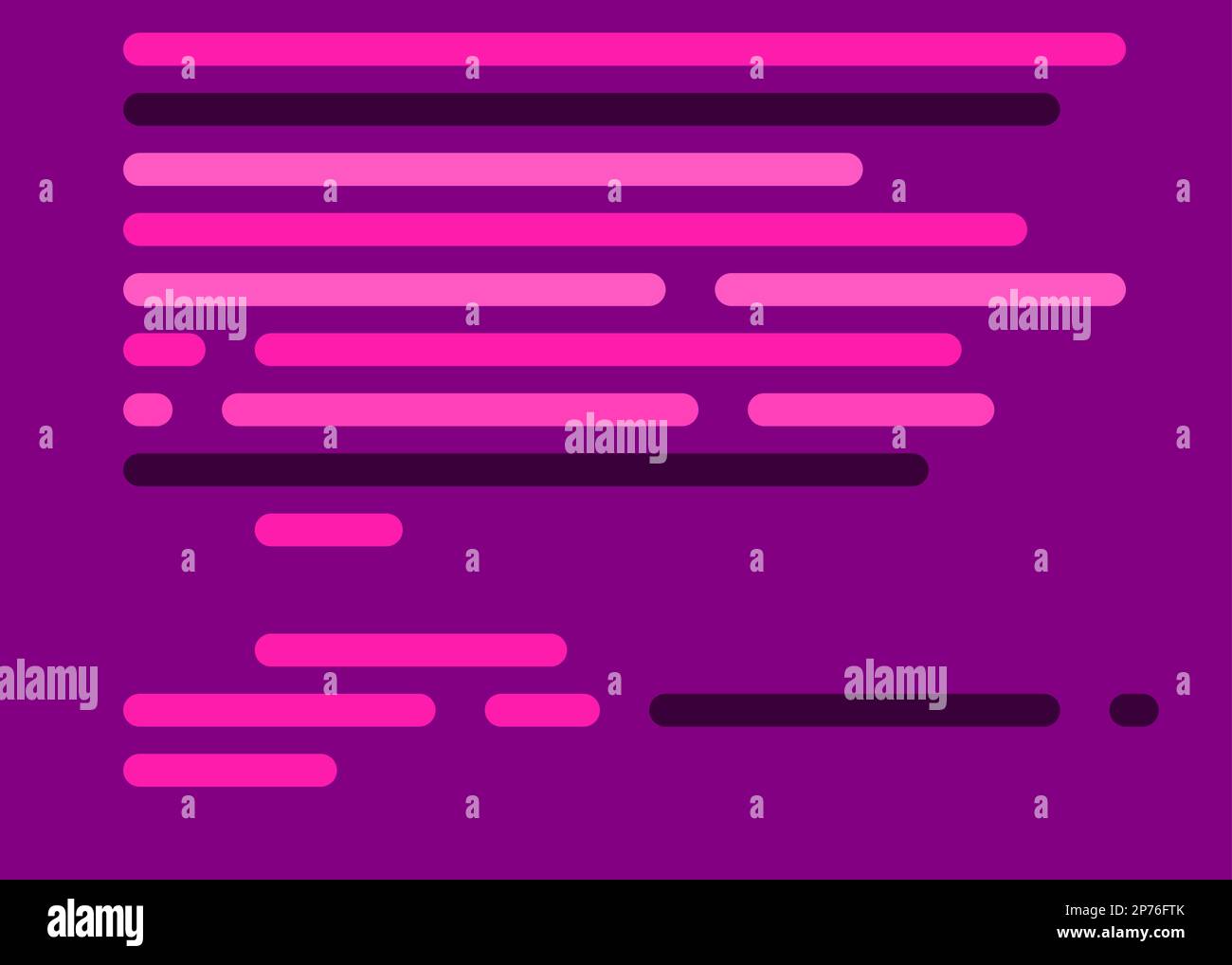 Cartoon coding simulated lines vector illustration Stock Vector Image ...