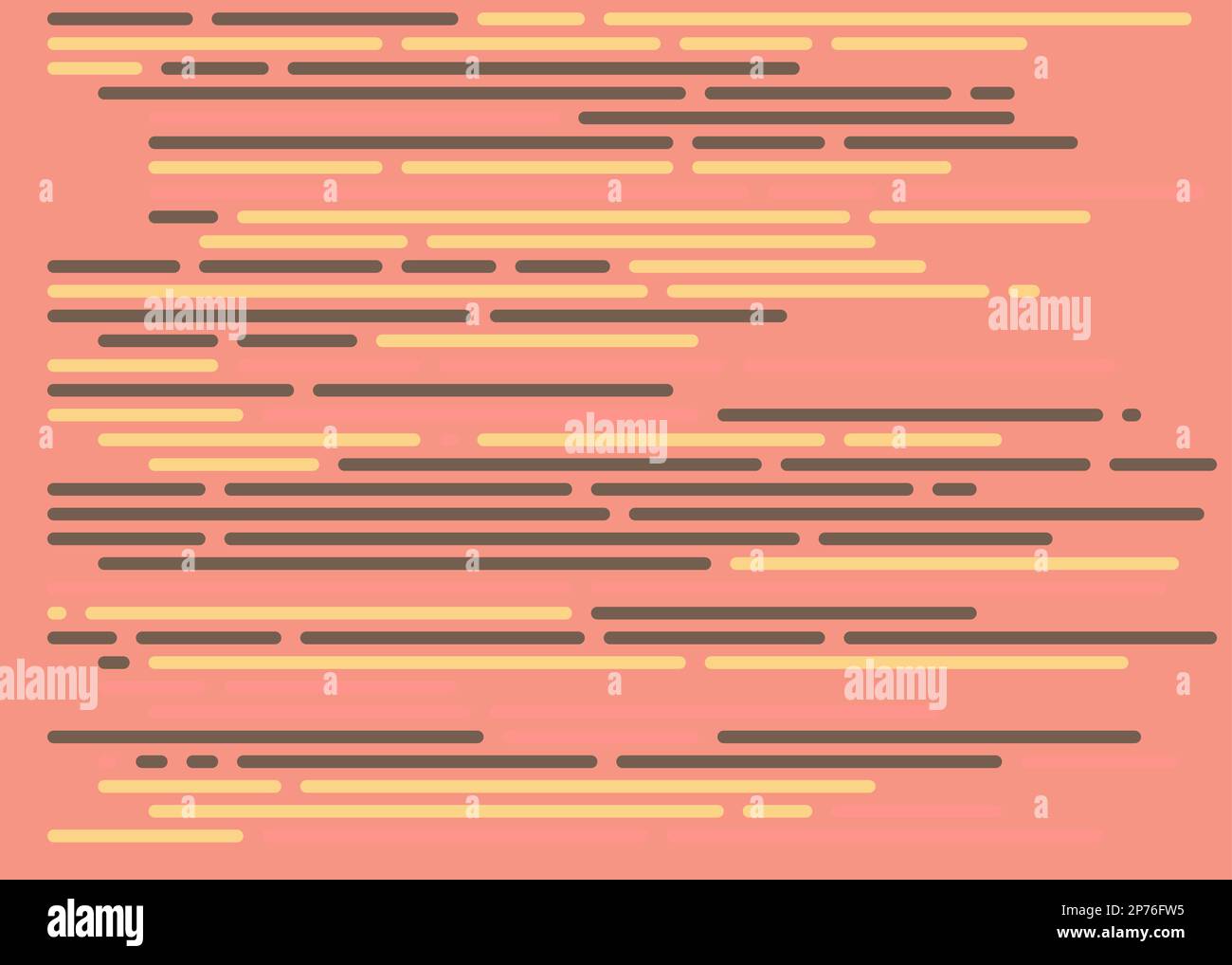 Cartoon coding simulated lines vector illustration Stock Vector Image ...