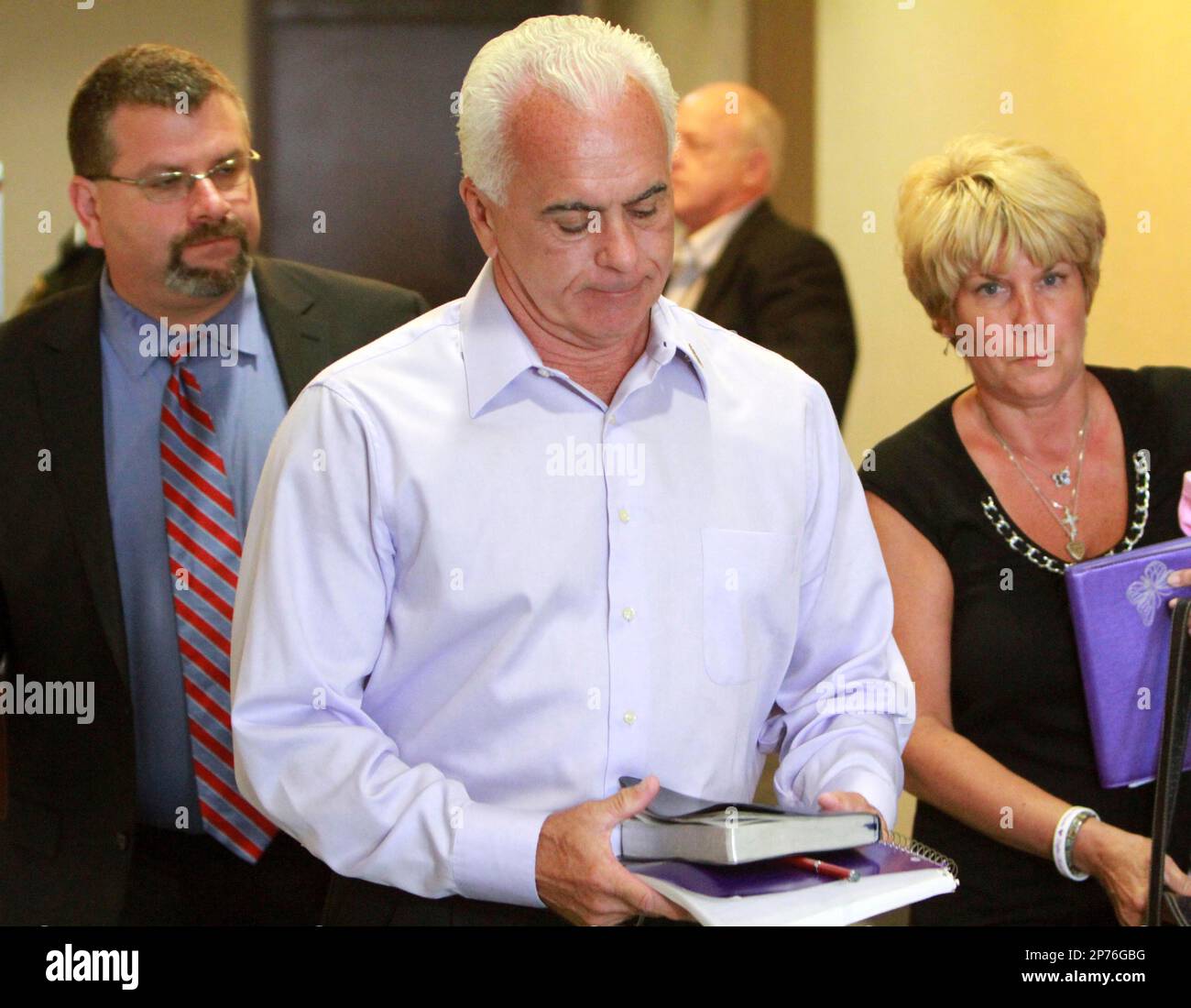 George Anthony, father of Casey Anthony, leaves the courtroom for a ...