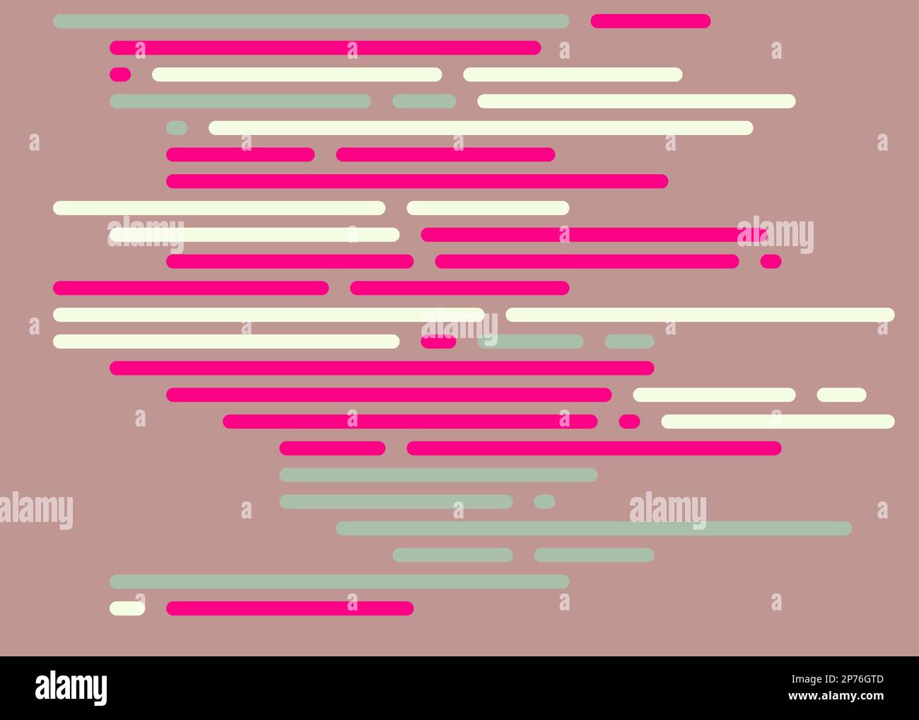 Cartoon coding simulated lines vector illustration Stock Vector Image ...