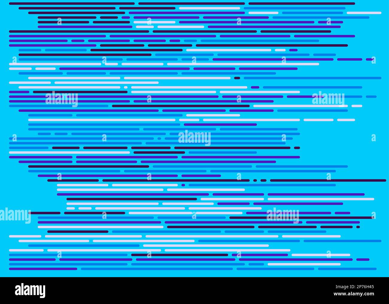 Cartoon coding simulated lines vector illustration Stock Vector Image ...