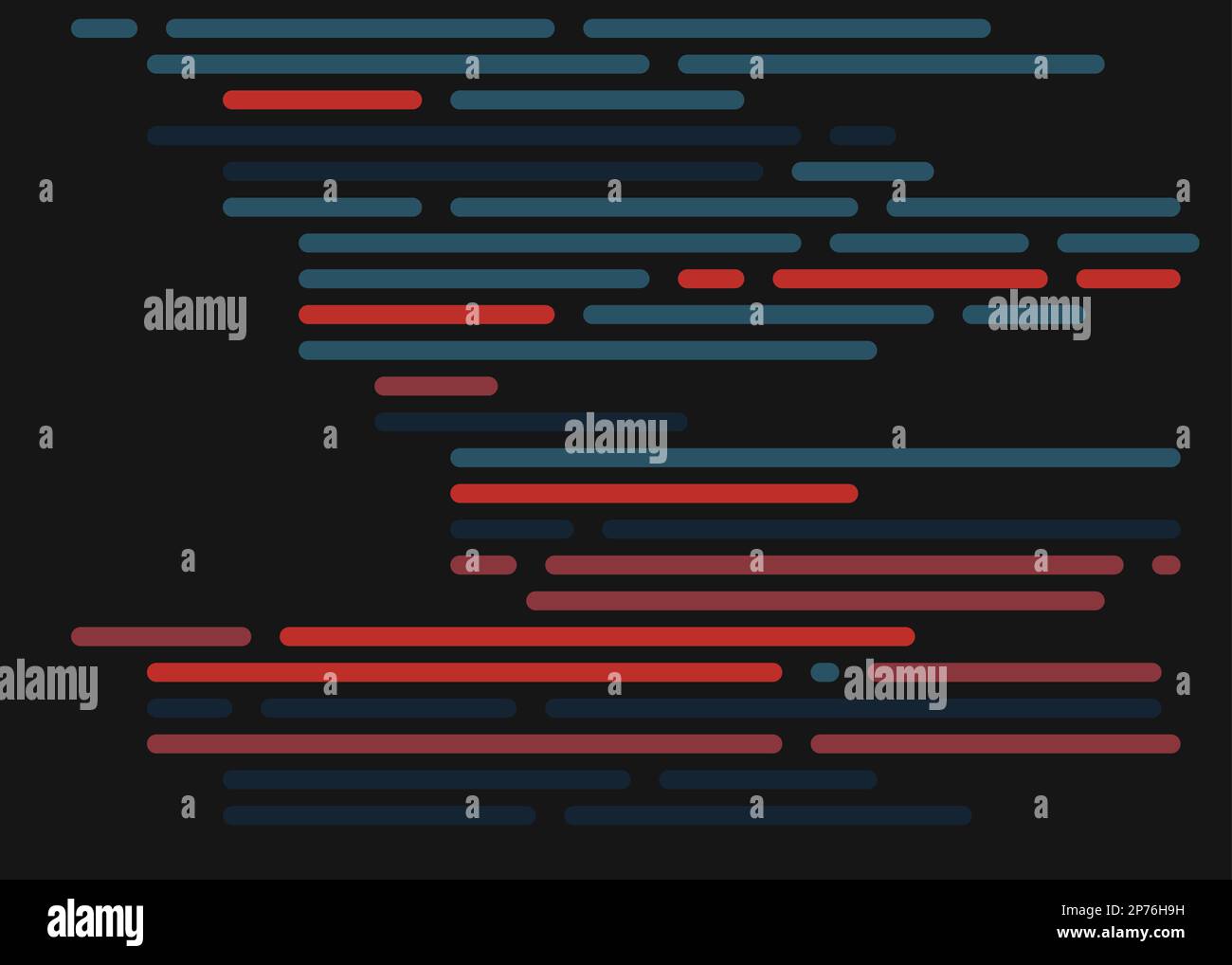 Cartoon coding simulated lines vector illustration Stock Vector Image ...