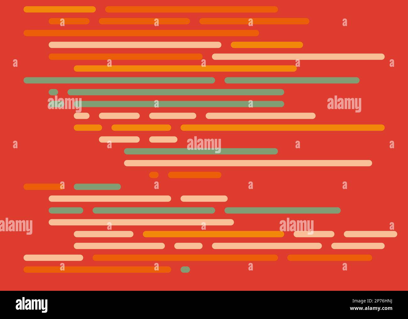 Cartoon coding simulated lines vector illustration Stock Vector Image ...