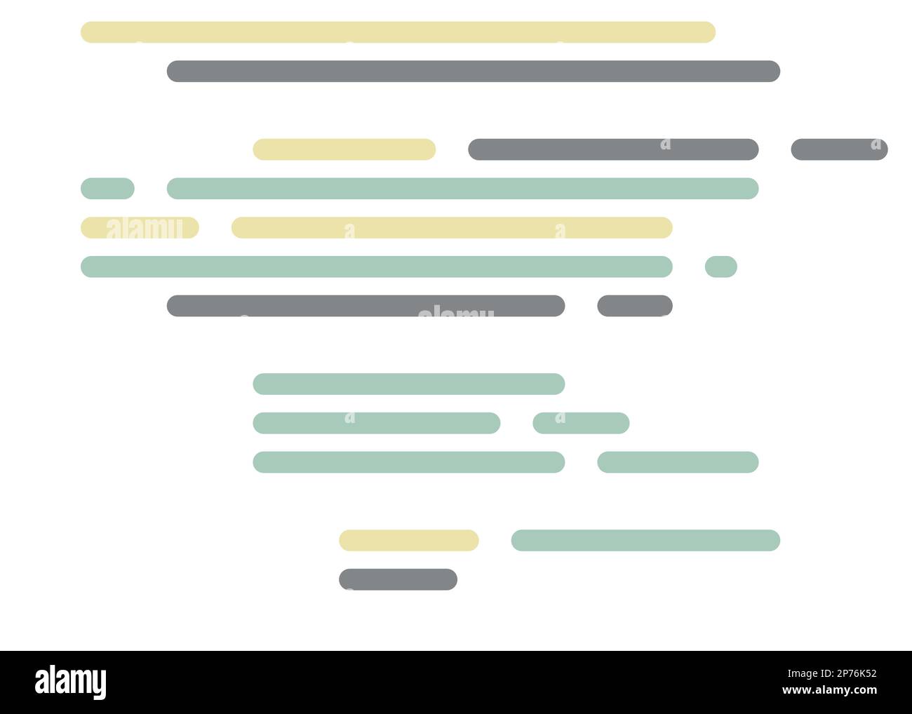 Cartoon coding simulated lines vector illustration Stock Vector Image ...