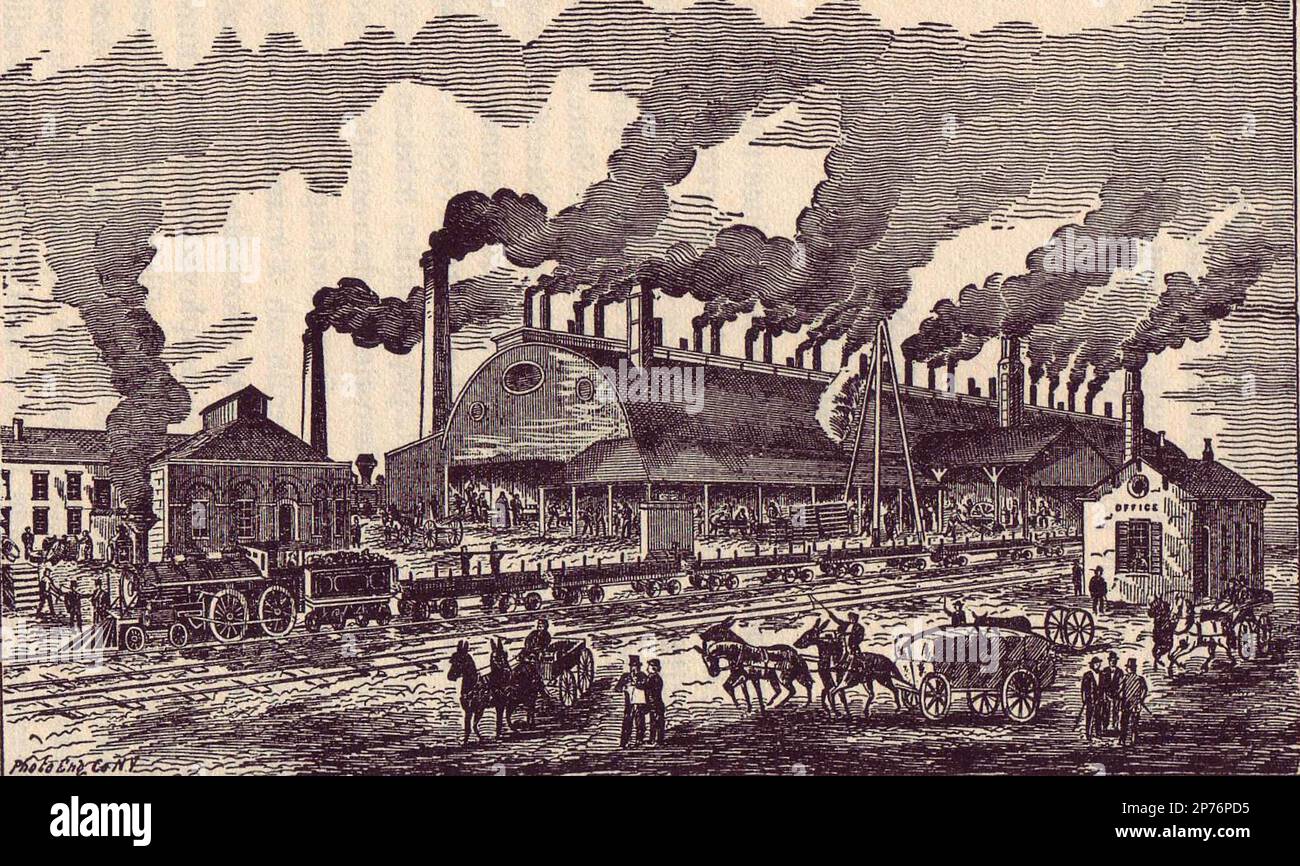 The Atlanta Rolling Mill Stock Photo - Alamy