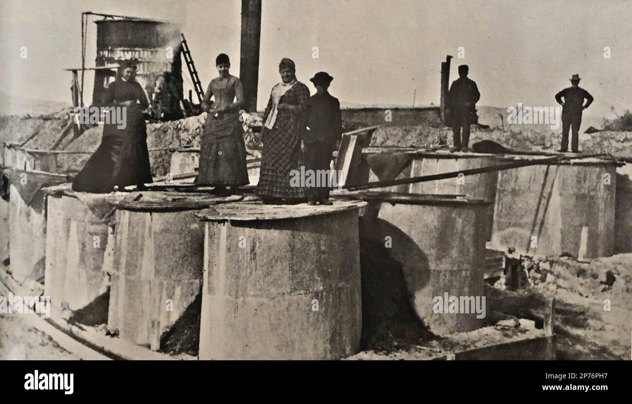Borax refining tanks hi-res stock photography and images - Alamy