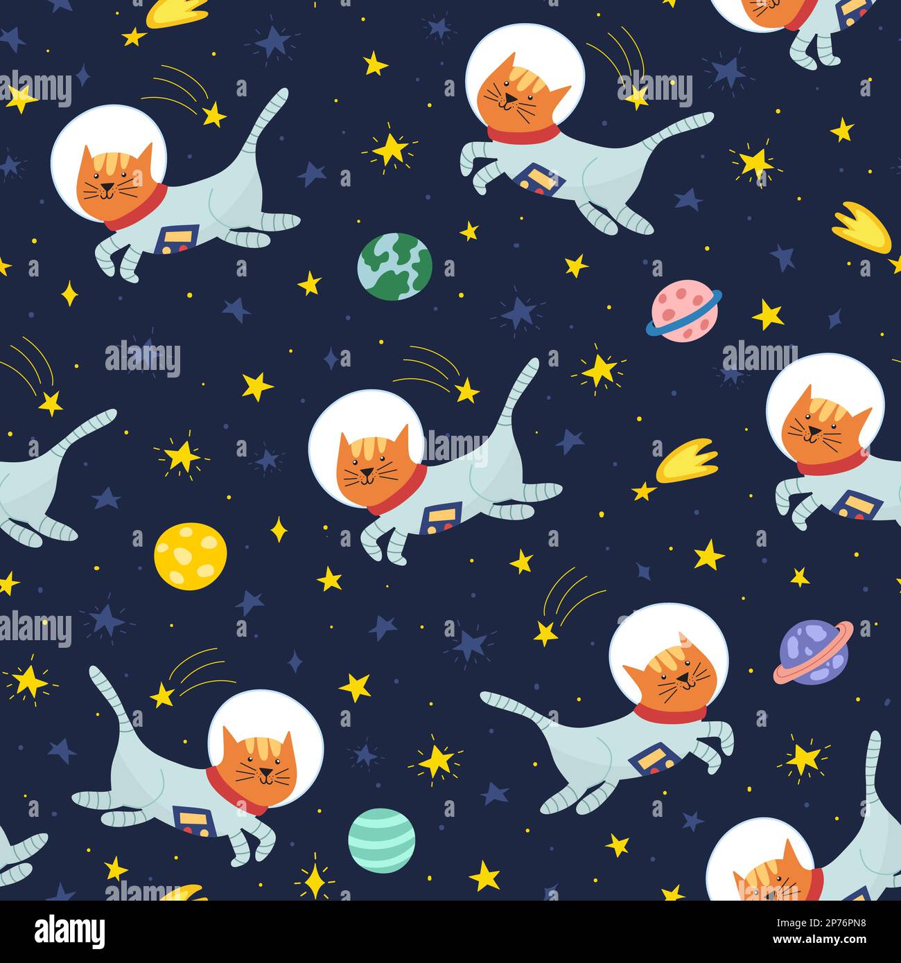 Funny Space Cat Wallpaper