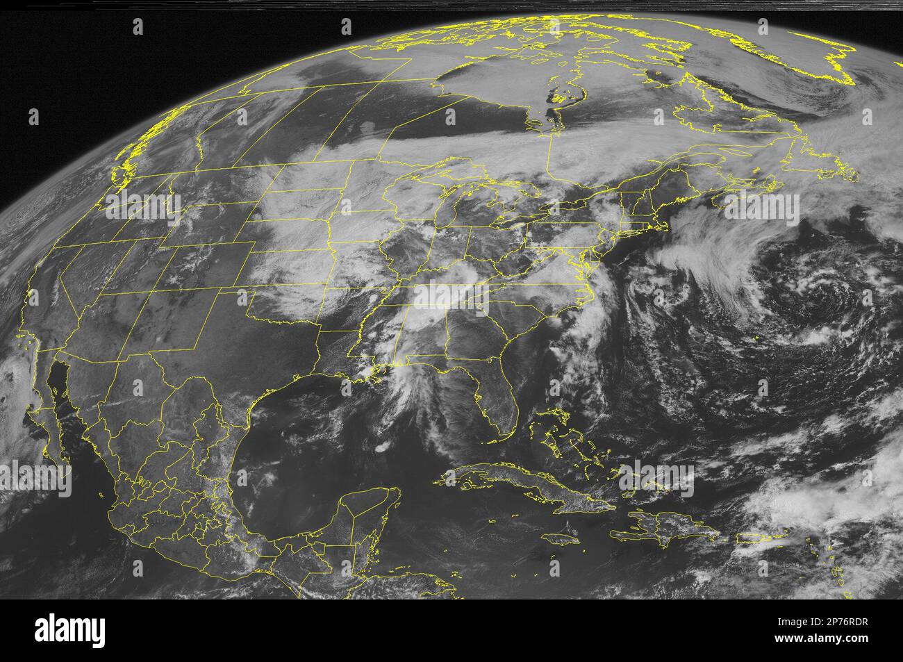 This NOAA satellite image taken Friday, May 13, 2011 at 1:45 PM EDT ...