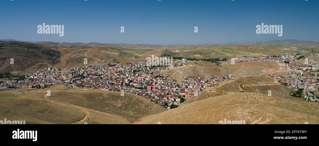 Bayburt, Turkey. 29 June 2021. Panoramic view of Bayburt City from the ...