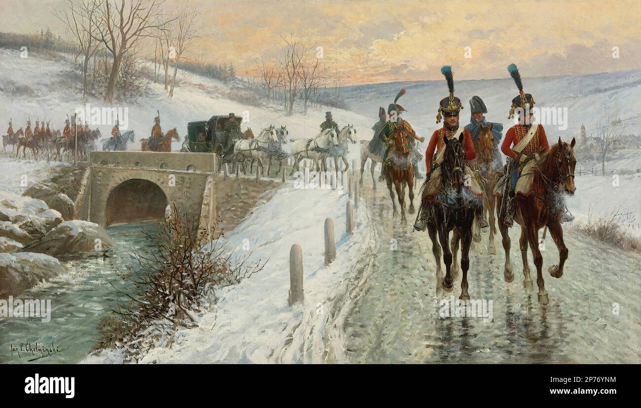 Chełmiński Jan Van Wjazd Napoleona Do Berlina Szkoła Polska Chelminski Jan Van