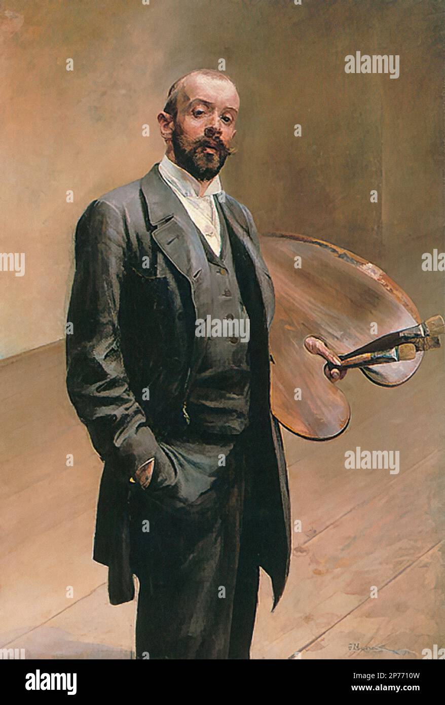 Malczewski Jacek - Autoportret 02 (z paletą) - Szkoła polska ...