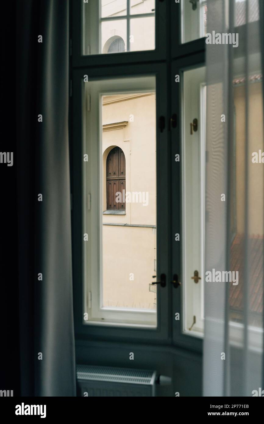 Prague skyline from wall hi-res stock photography and images - Alamy