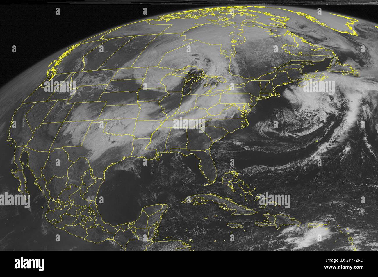 This NOAA satellite image taken Sunday, May 01, 2011 at 10:45 AM EDT ...