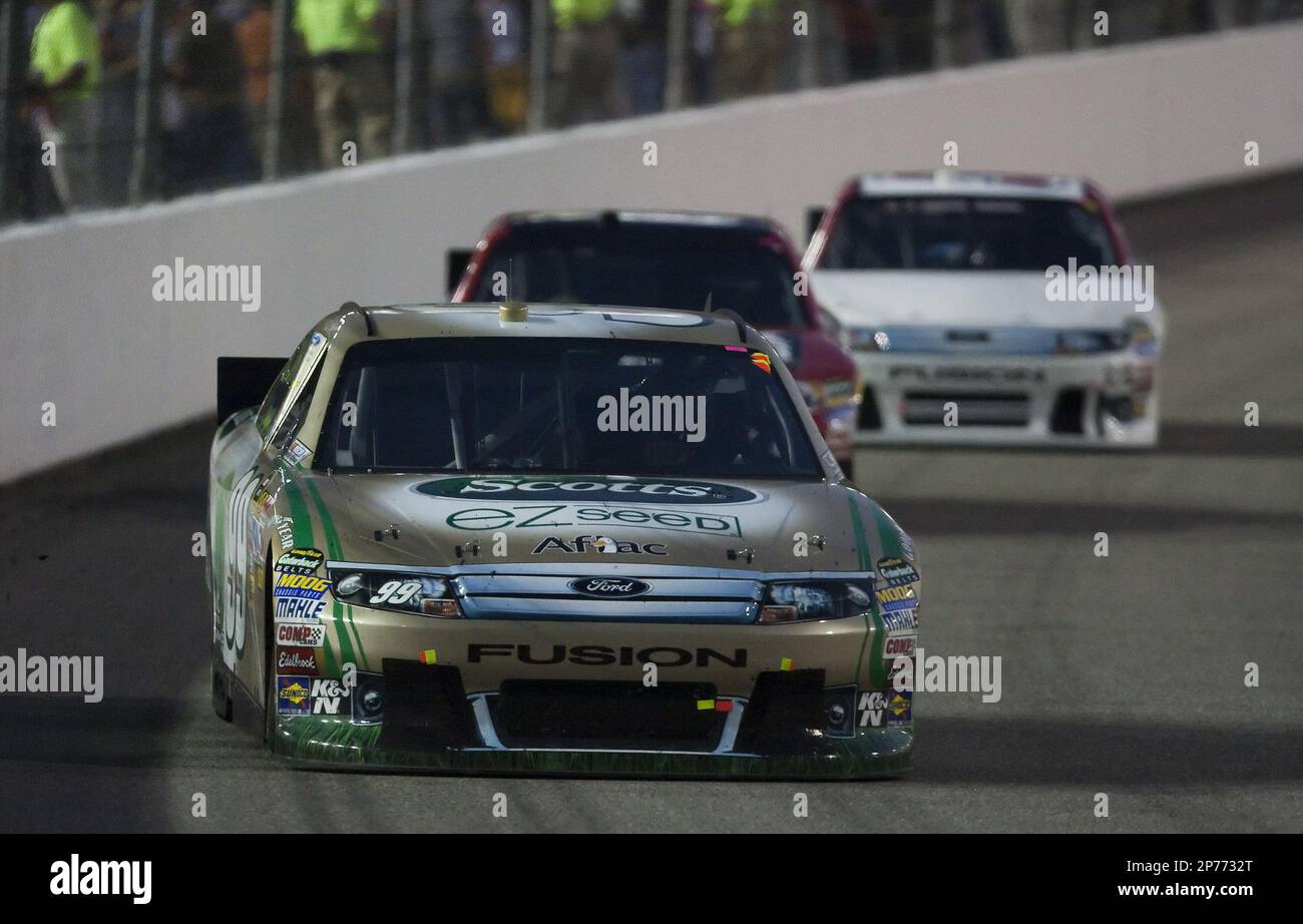 Richmond, VA - APR 30, 2011: Carl Edwards (99) races to turn one for ...