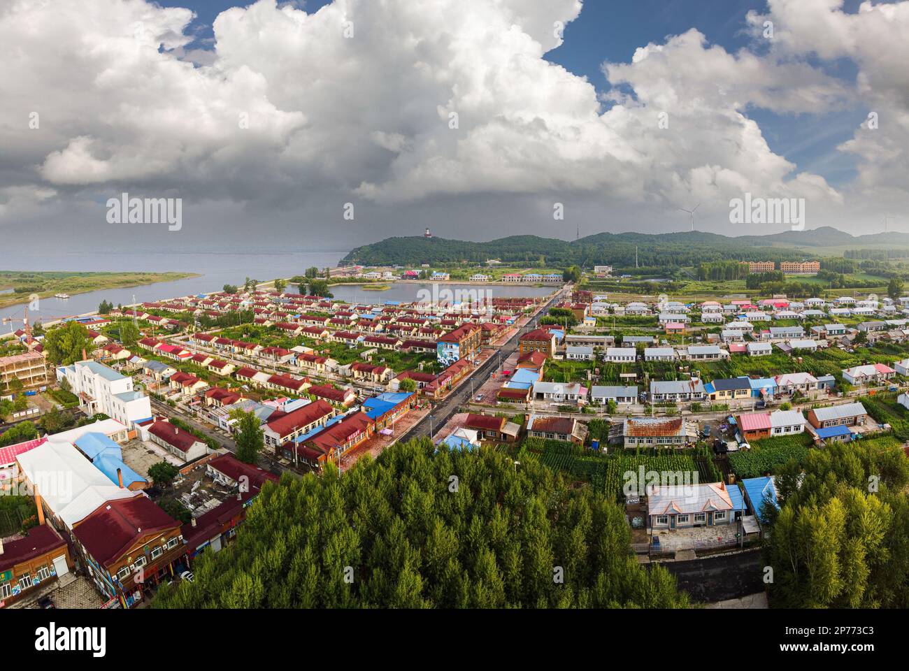 Street mouth jin hezhen nationality to live Stock Photo - Alamy