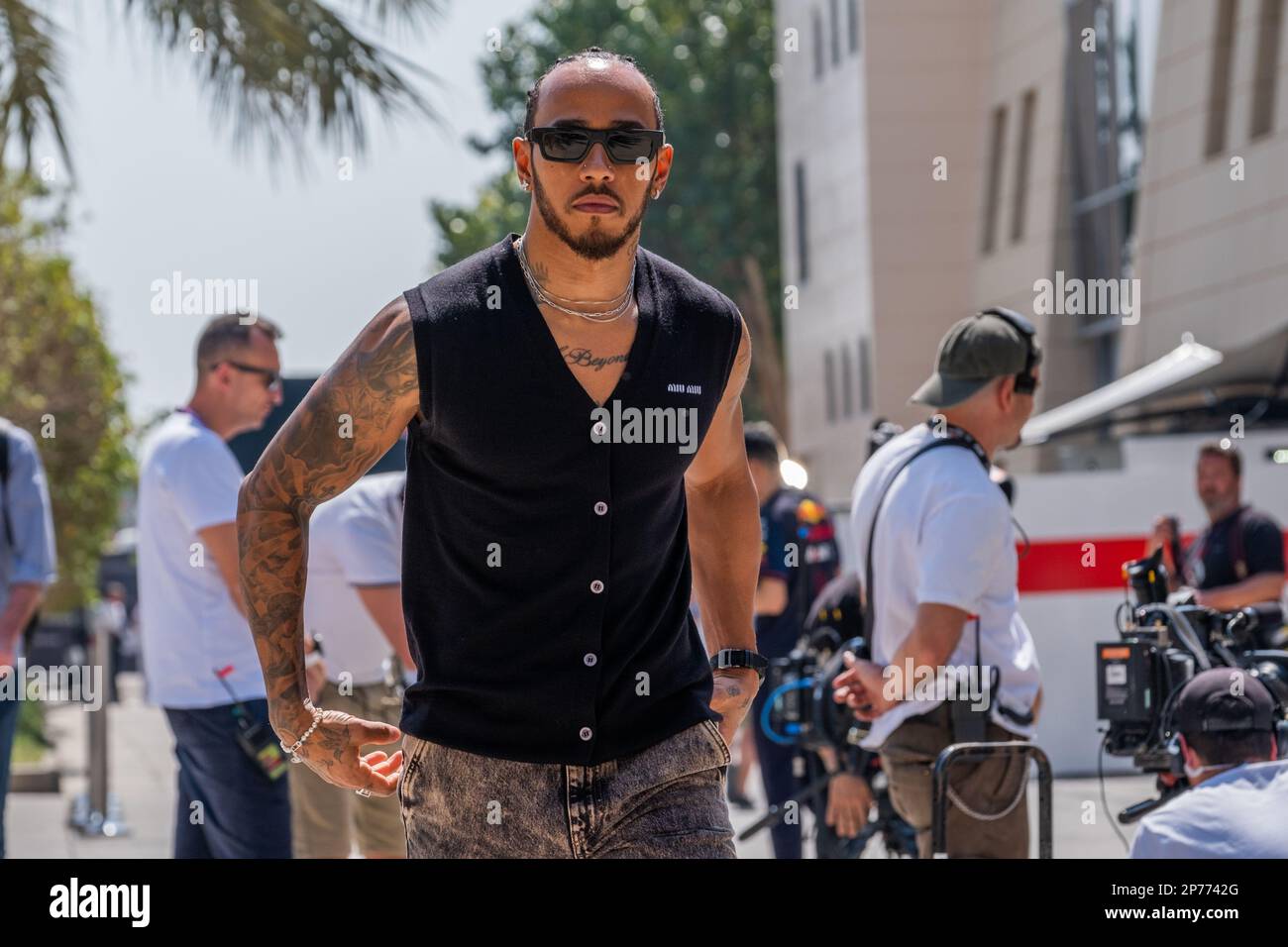 Lewis hamilton f1 2023 bahrain hi-res stock photography and images - Alamy