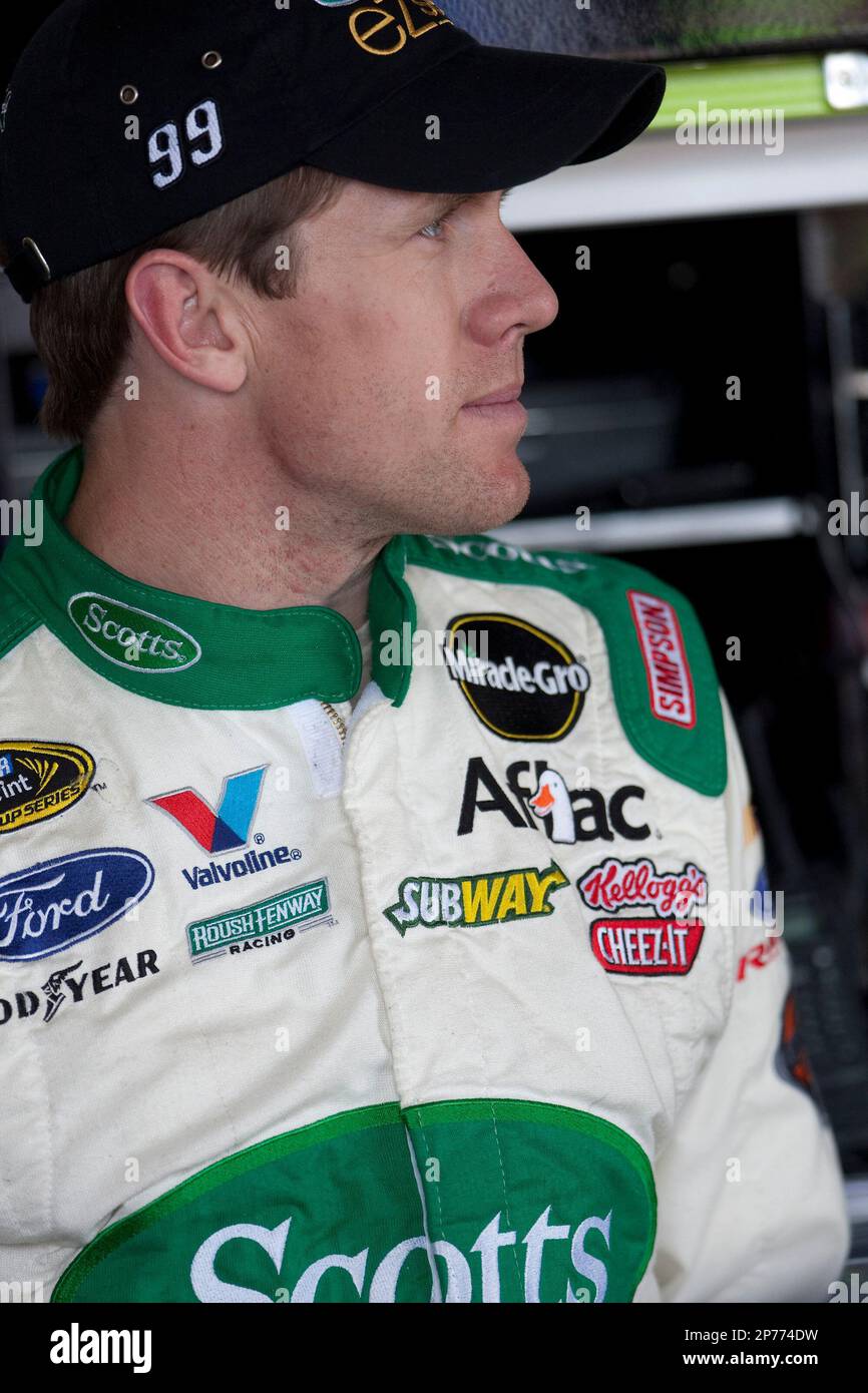 Richmond, VA - APR 29, 2011: Carl Edwards (99) gets ready to practice ...