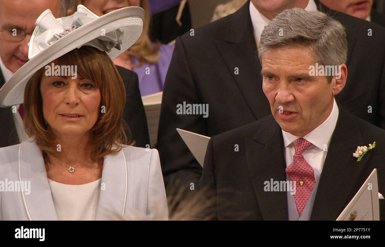 In this image taken from video, Michael Middleton, Kate Middleton's ...