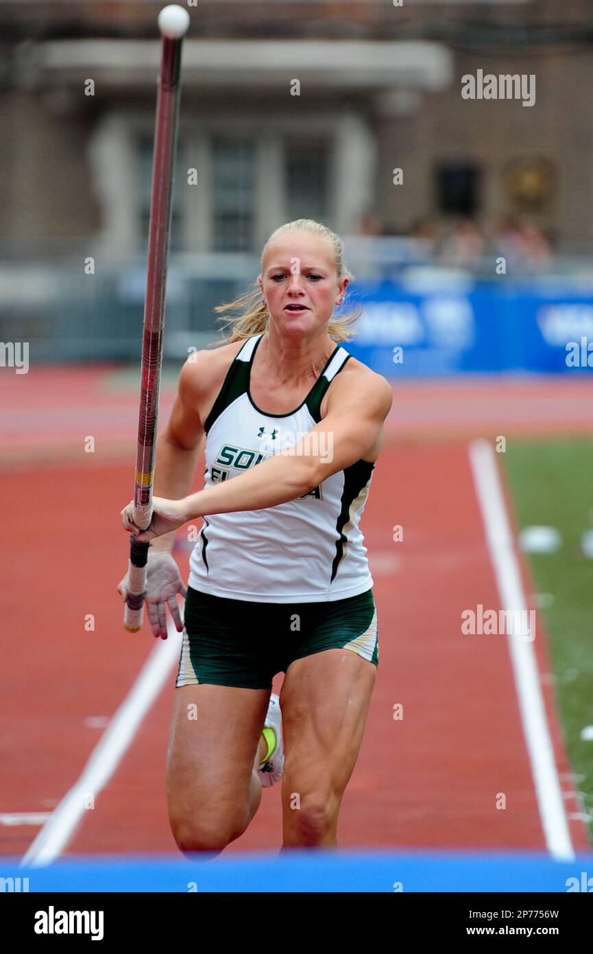 April 29, 2011 South Florida's Dana Webb competes at the pole vault ...