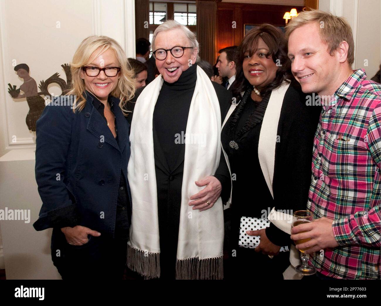 In this photo taken Wednesday, April 27, 2011, film critic Roger Ebert ...