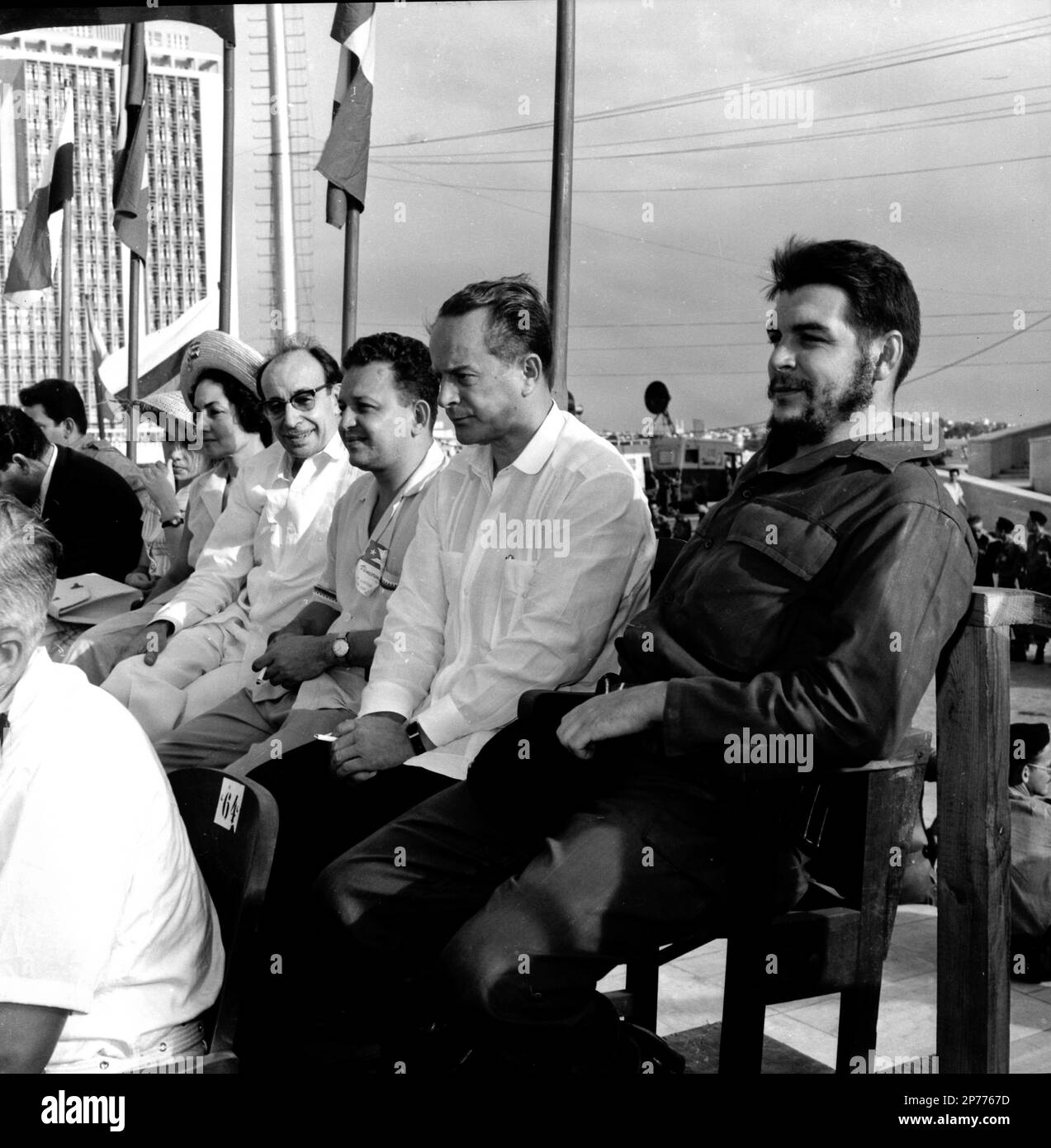 Cuban revolutionary hero Ernesto "Che" Guevara attends the first Havana ...
