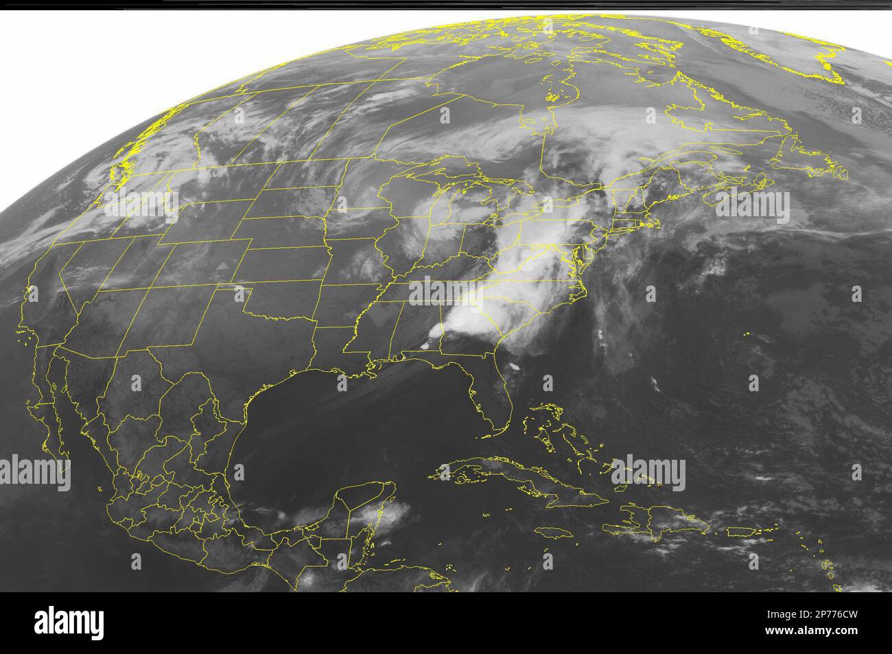 This NOAA satellite image taken Thursday, April 28, 2011 at 1:45 a.m ...