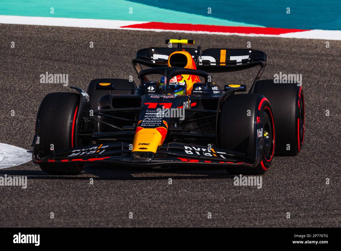 MANAMA, BAHRAIN, Sakhir circuit, 3. March 2023: #11. Sergio PEREZ ...