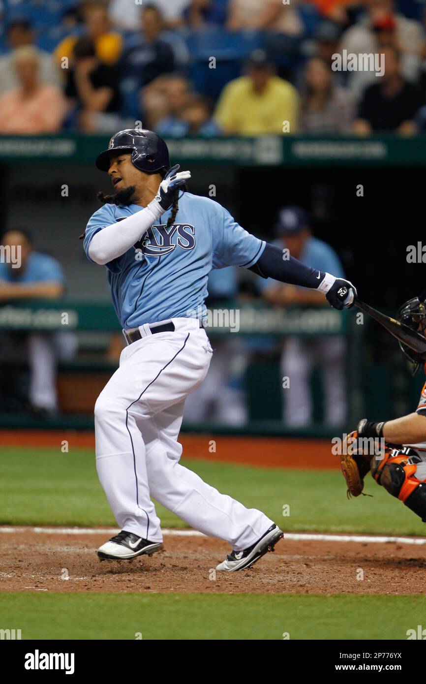 Tampa Bay Rays Manny Ramirez plays in a game against the Baltimore ...
