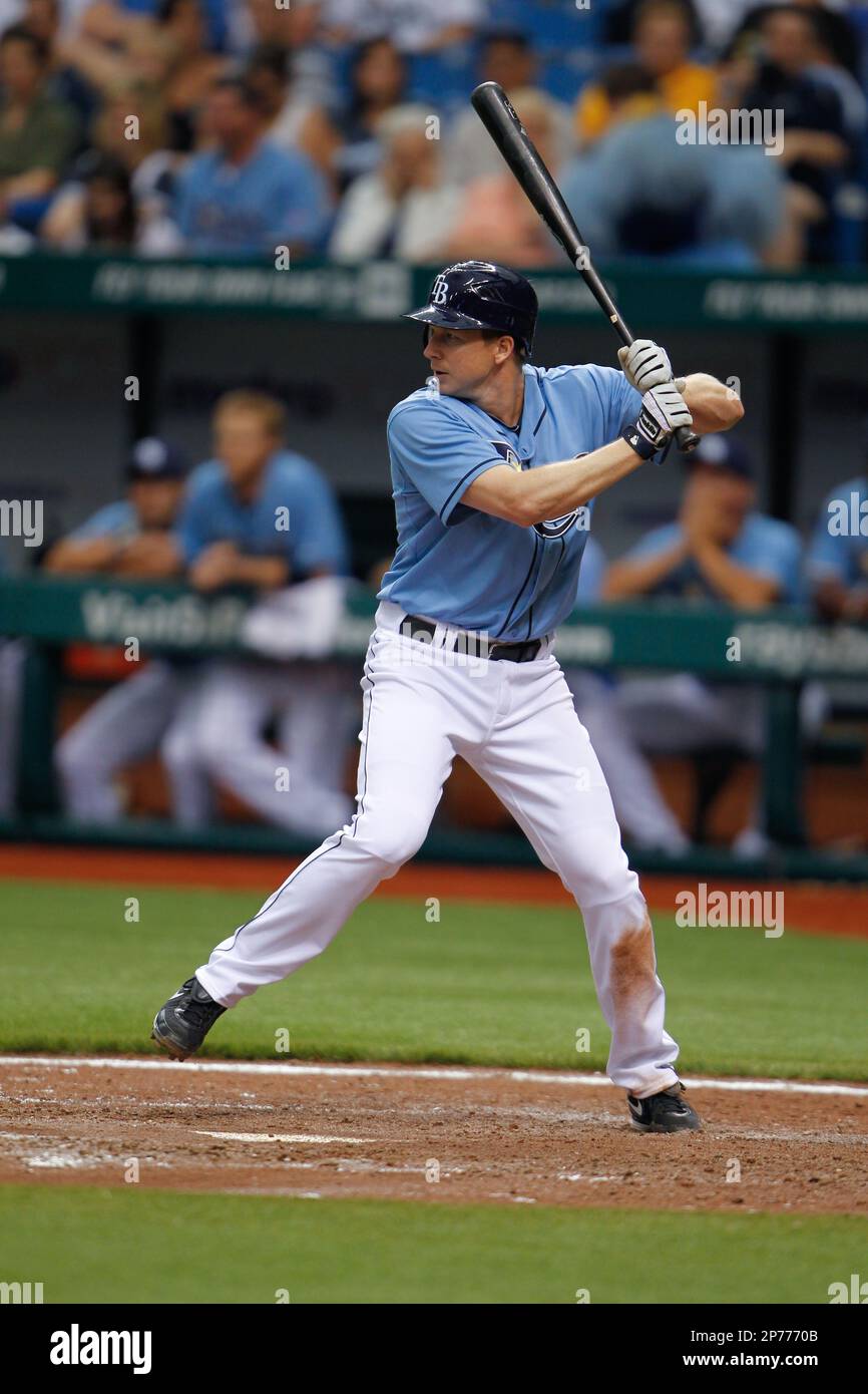 Tampa Bay Rays Elliot Johnson plays in a game against the Baltimore ...