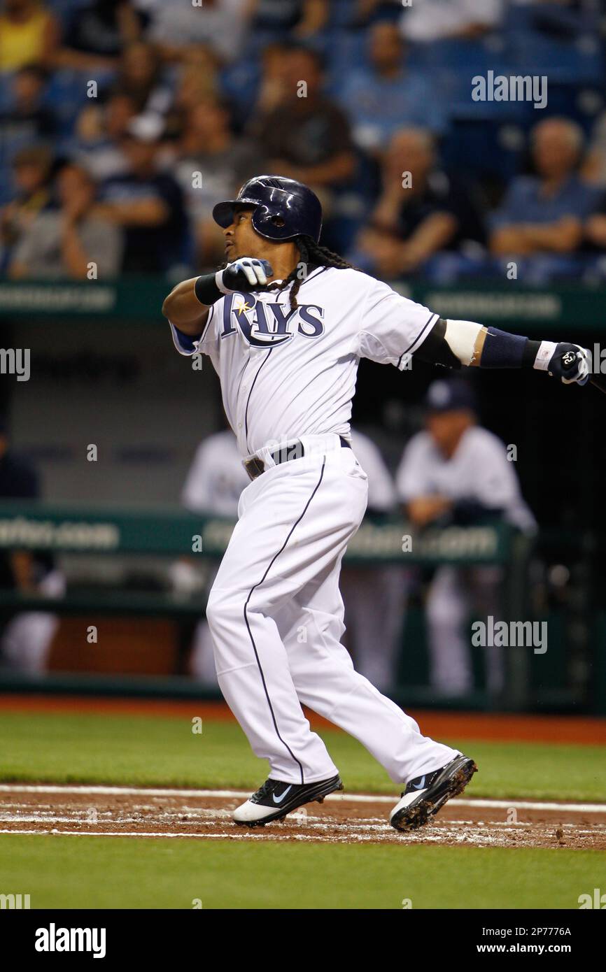 Tampa Bay Rays Manny Ramirez plays in a game against the Baltimore ...