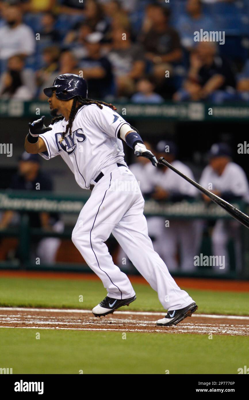Tampa Bay Rays Manny Ramirez plays in a game against the Baltimore ...