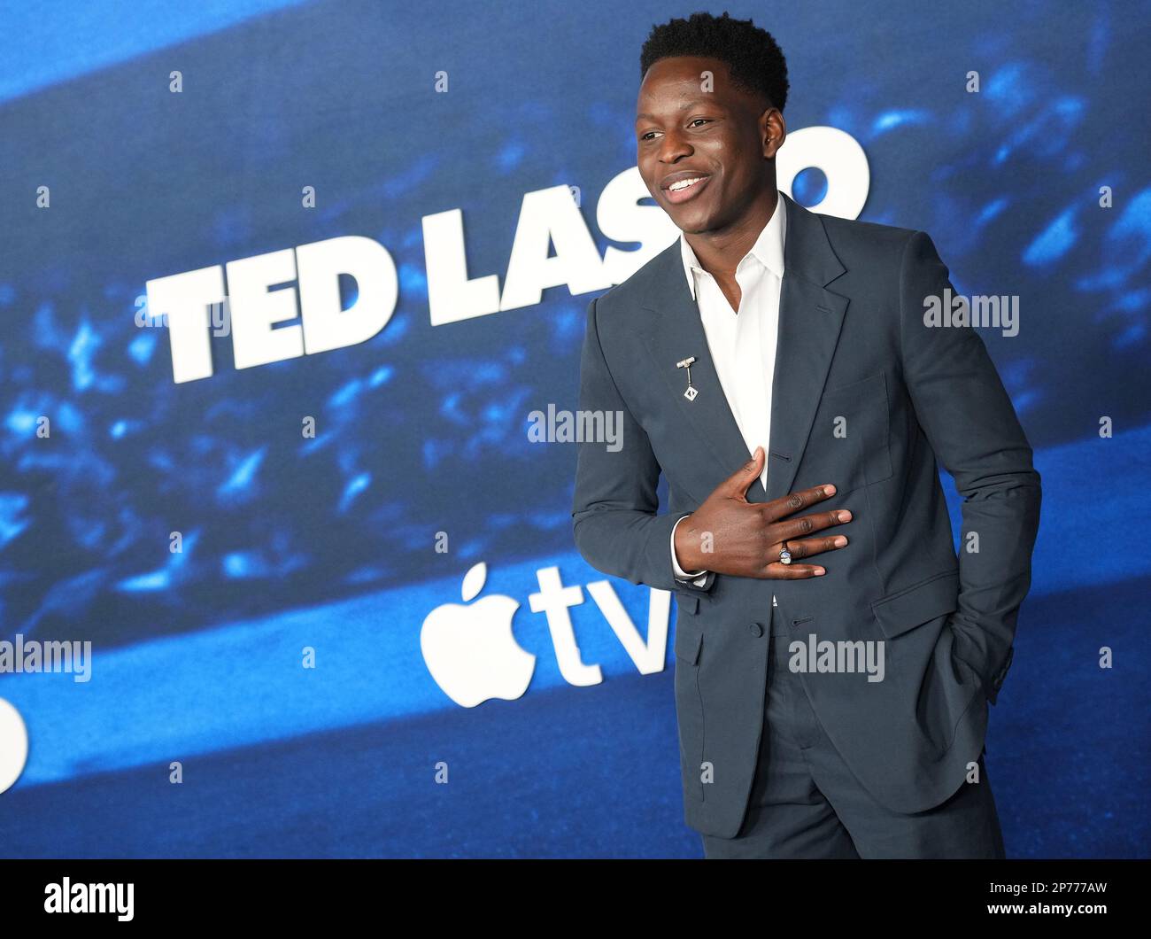 Los Angeles, USA. 07th Mar, 2023. Toheeb Jimoh arrives at the Apple ...
