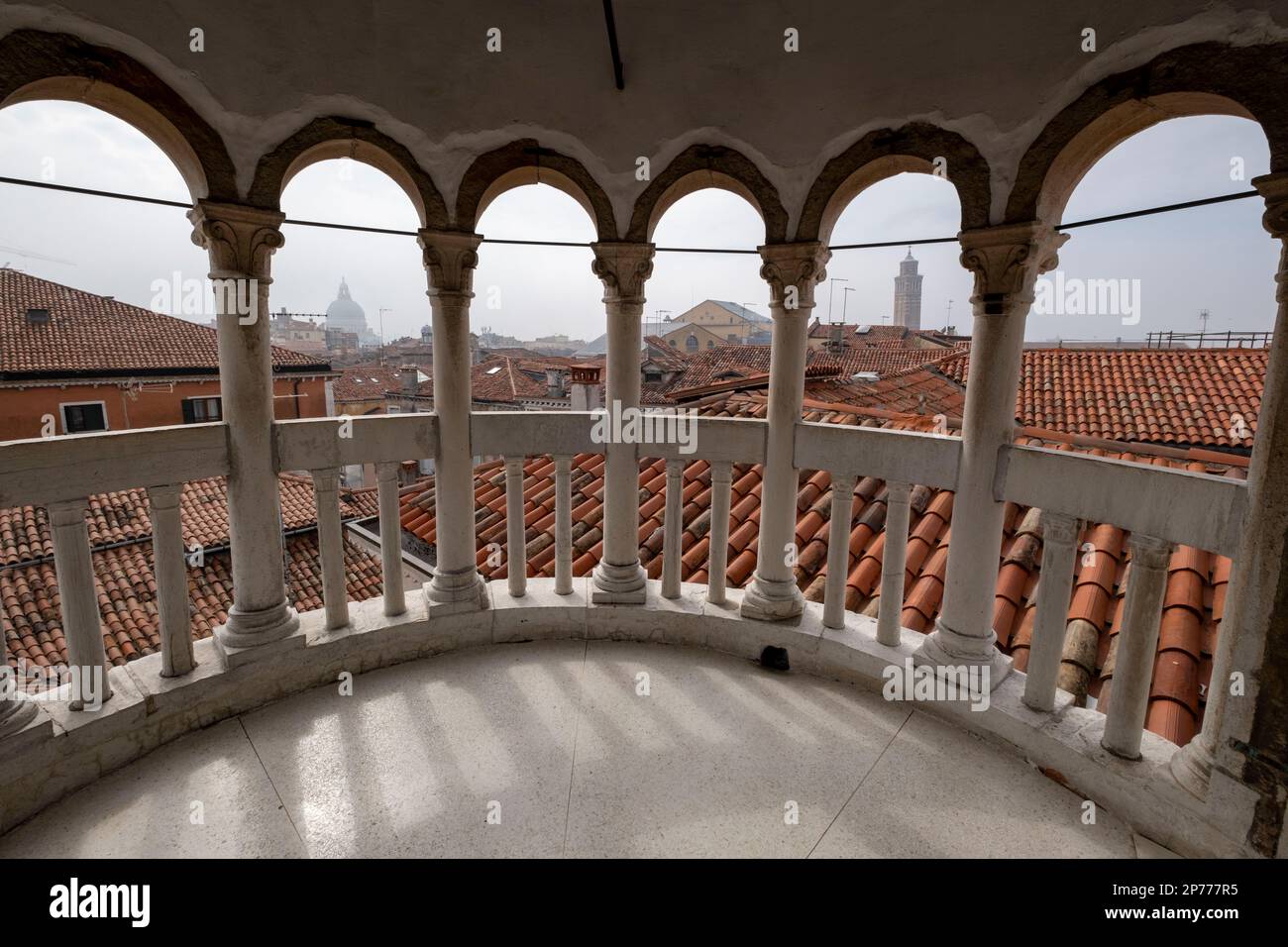 View from the top of the Scala Contarini del Bovolo staircase, Palazzo ...
