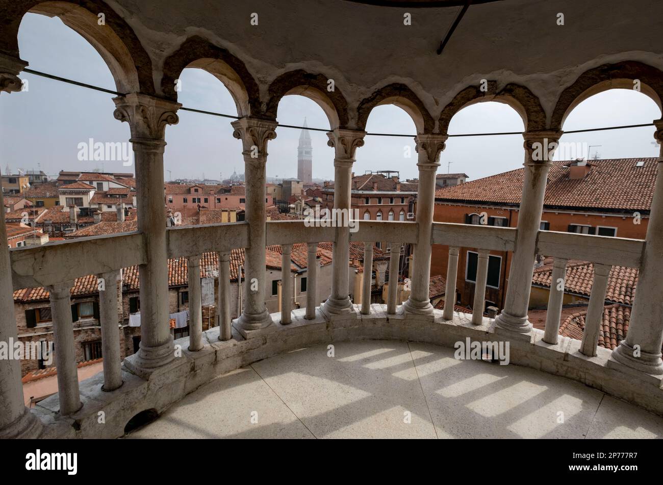 View from the top of the Scala Contarini del Bovolo staircase, Palazzo ...