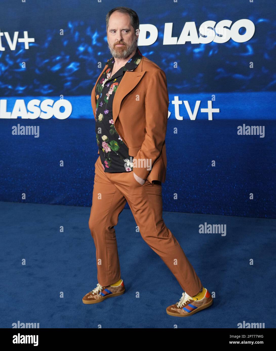 Westwood, CA, March 7, 2023, Brendan Hunt arrives at the Apple Original ...