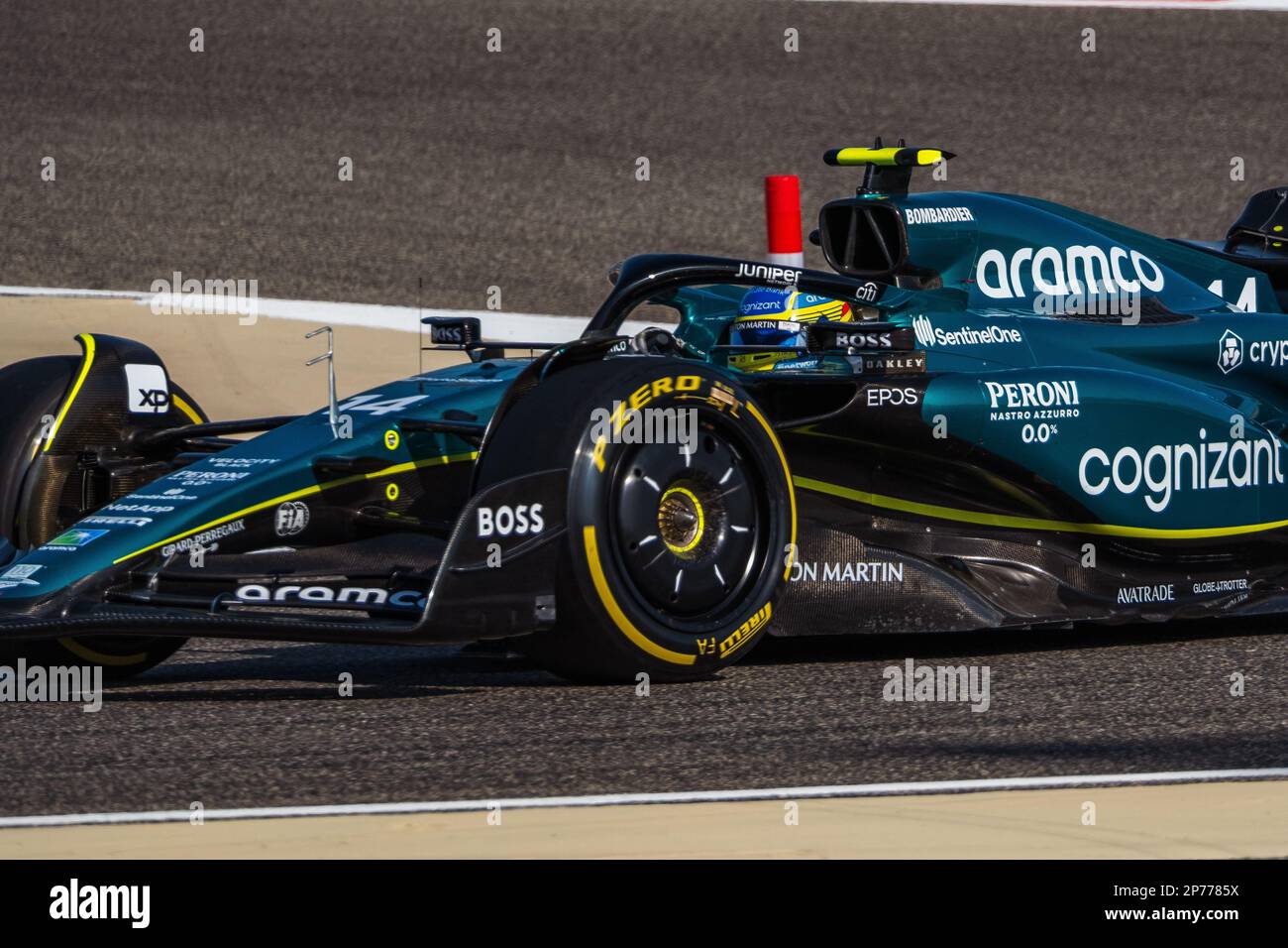 MANAMA, BAHRAIN, Sakhir circuit, 3. March 2023: #14, Fernando ALONSO ...