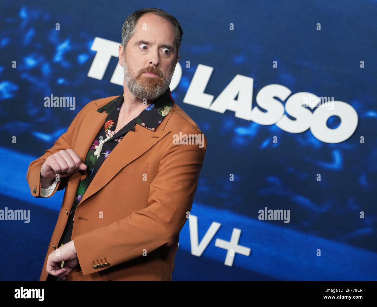Westwood, CA, March 7, 2023, Brendan Hunt arrives at the Apple Original ...