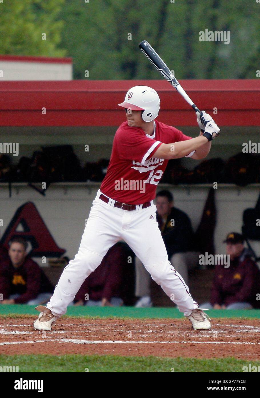 April 24, 2011: Indiana Hoosiers outfield Alex Dickerson (12) at bat ...