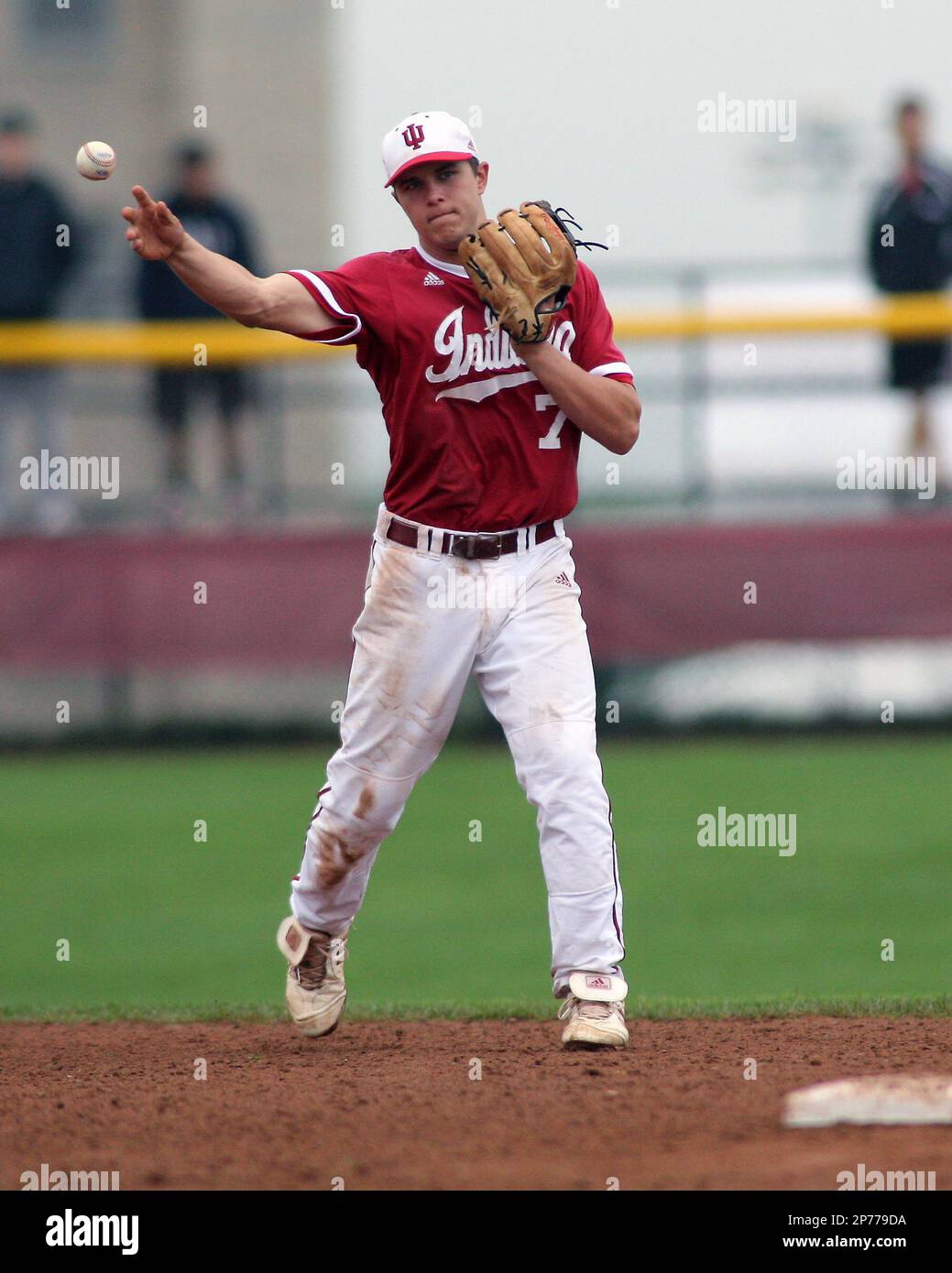 April 24, 2011: Indiana Hoosiers infield Michael Basil (7) in action ...
