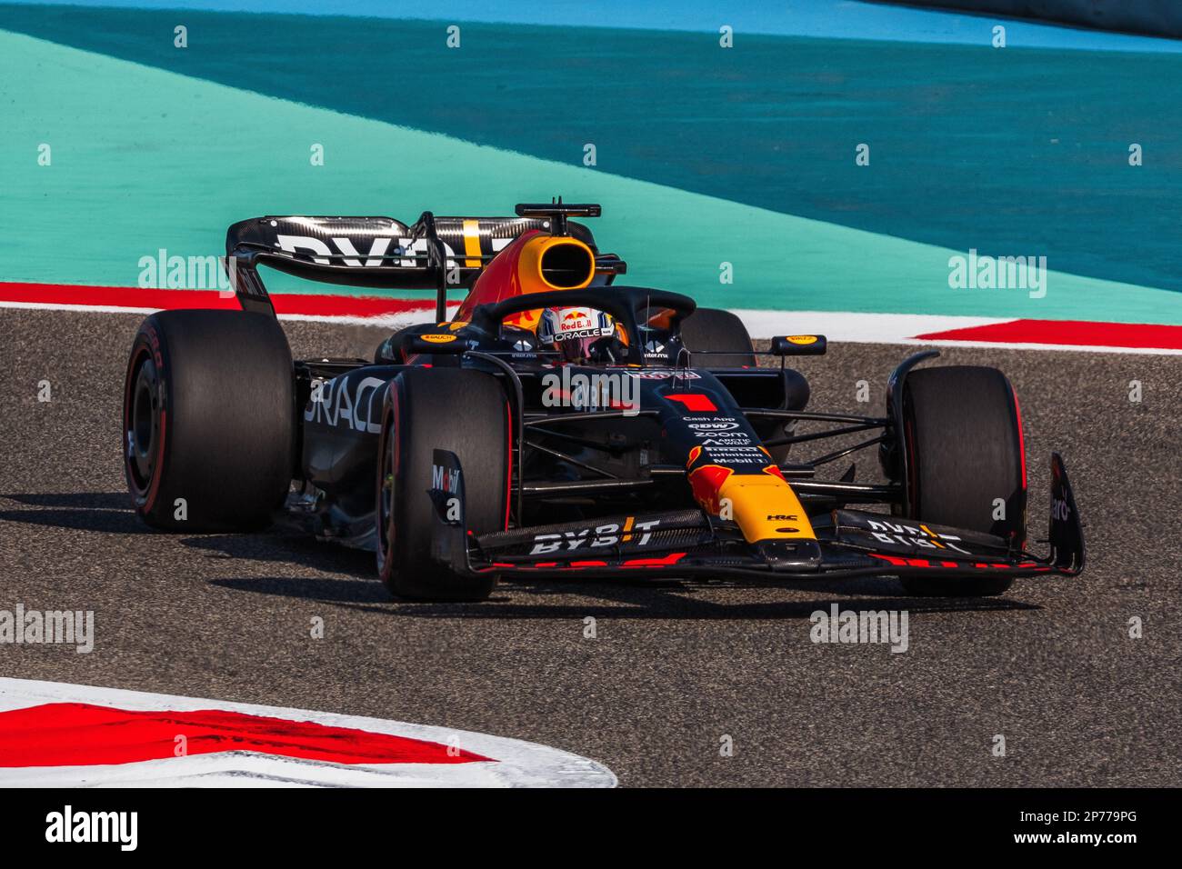 MANAMA, BAHRAIN, Sakhir circuit, 3. March 2023: #1, Max VERSTAPPEN, NDL ...