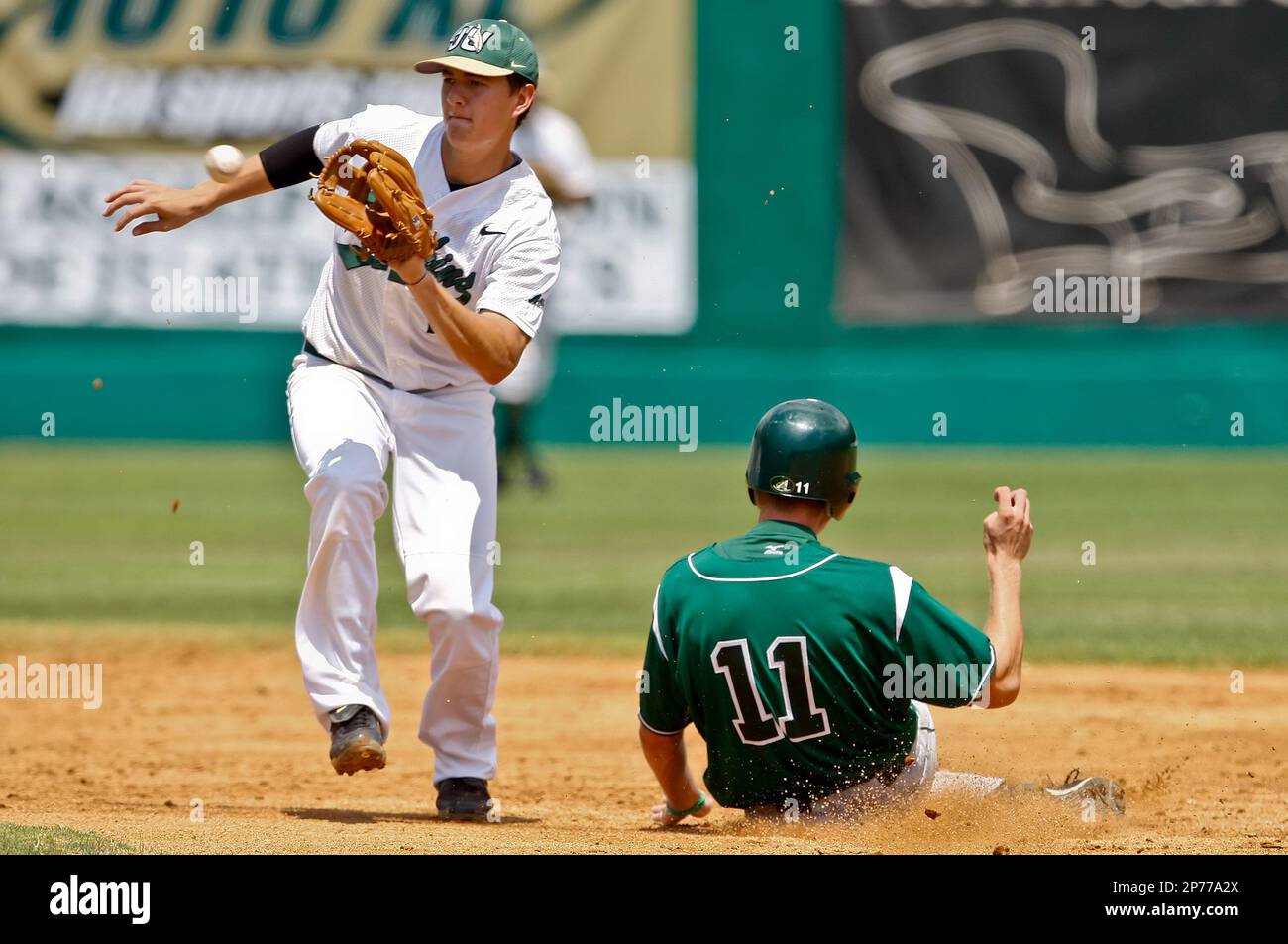April 23, 2011: Jacksonville University Dolphins infielder Jimmy Howick ...