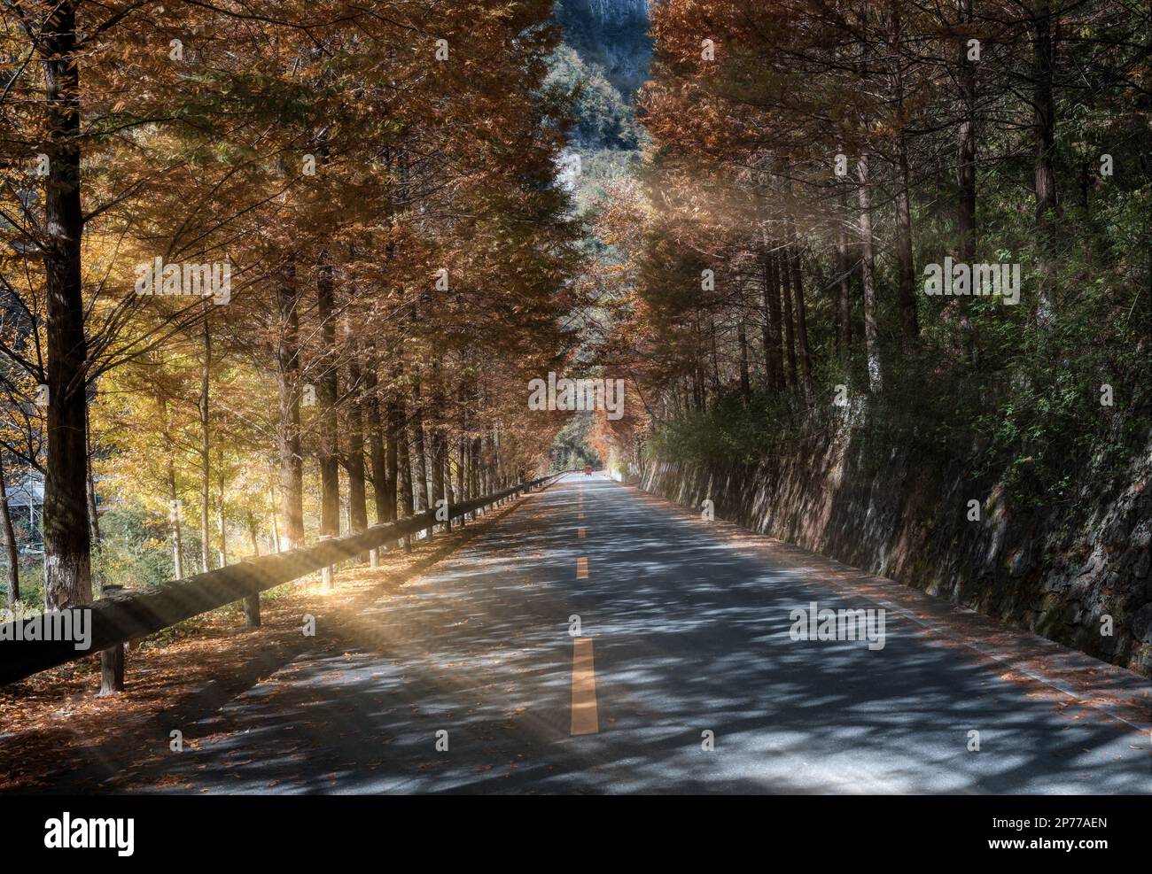 Chongqing where KangGu autumn scenery Stock Photo - Alamy