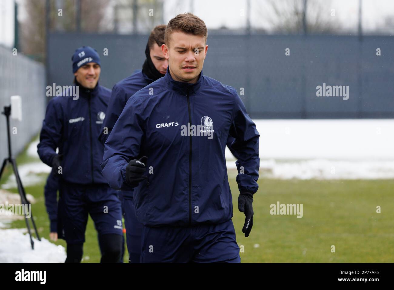 Gent. 08 March 2023 Gent's Kamil Piatkowski pictured in action during a ...