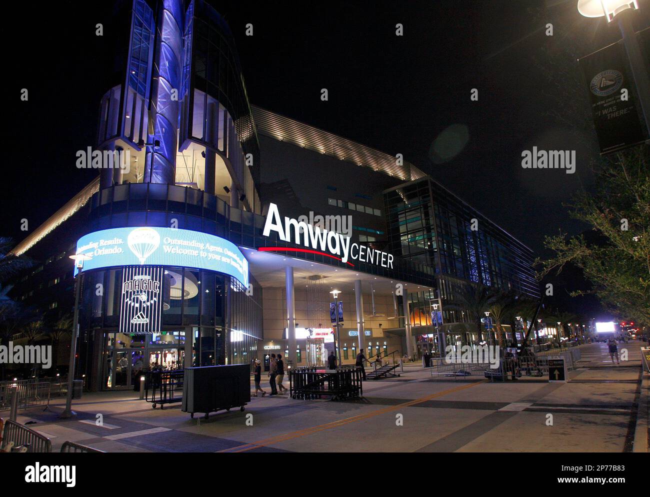 A view of the Amway Arena during the Eastern Conference quarterfinal ...