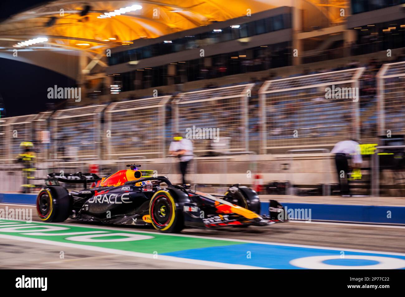 MANAMA, BAHRAIN, Sakhir circuit, 3. March 2023: #1, Max VERSTAPPEN, NDL, Oracle Red Bull Racing ...